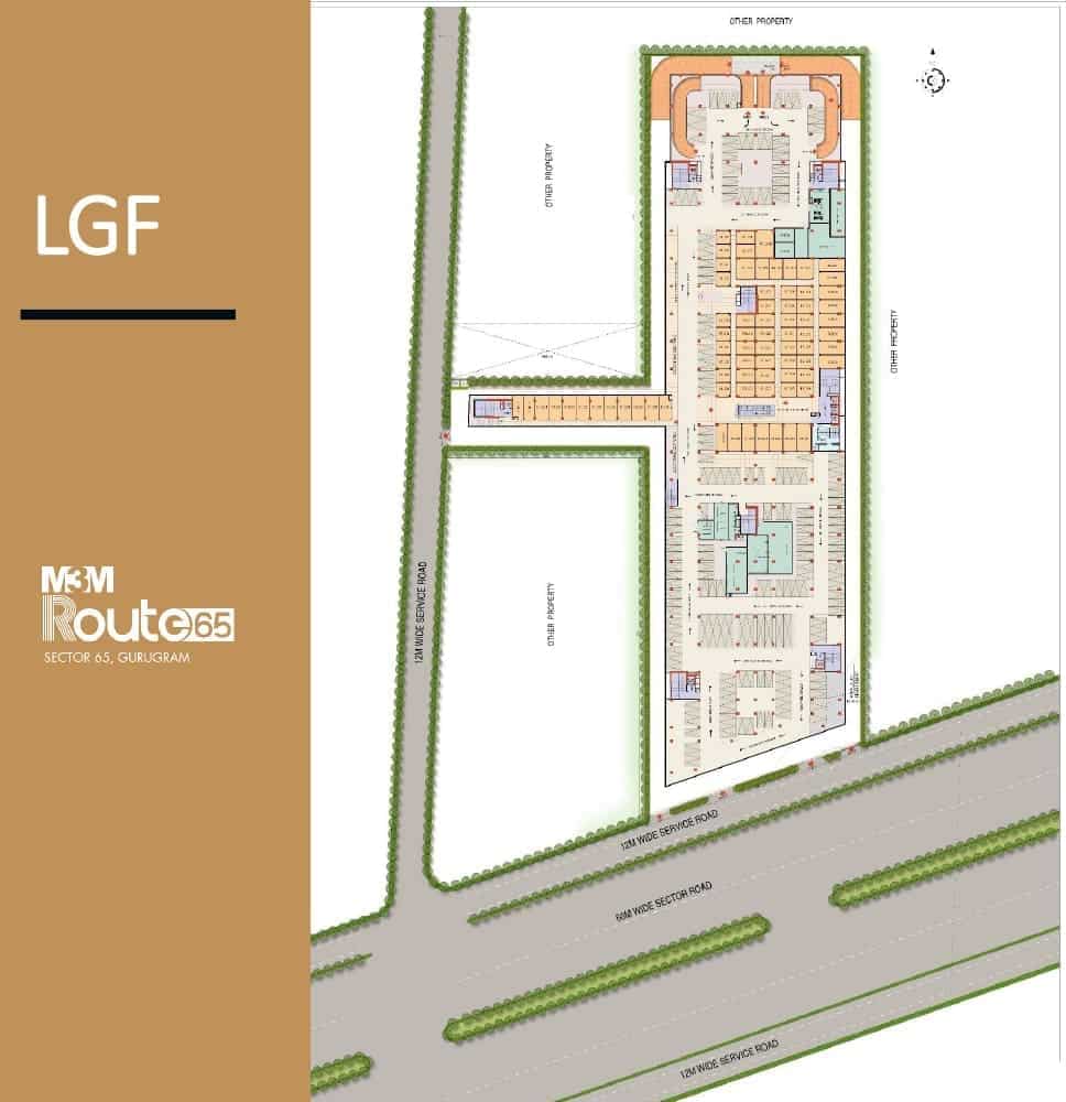 M3M Route 65 Retail Shops, Food Courts & Anchor Spaces in Sec 65 Gurgaon